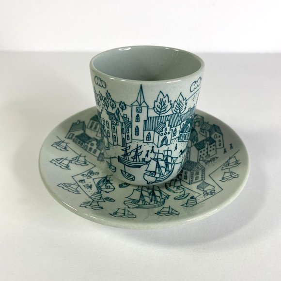 Nymole | Dining | Nymolle Art Faience Cup Saucer Hoyrup Rare Limited ...